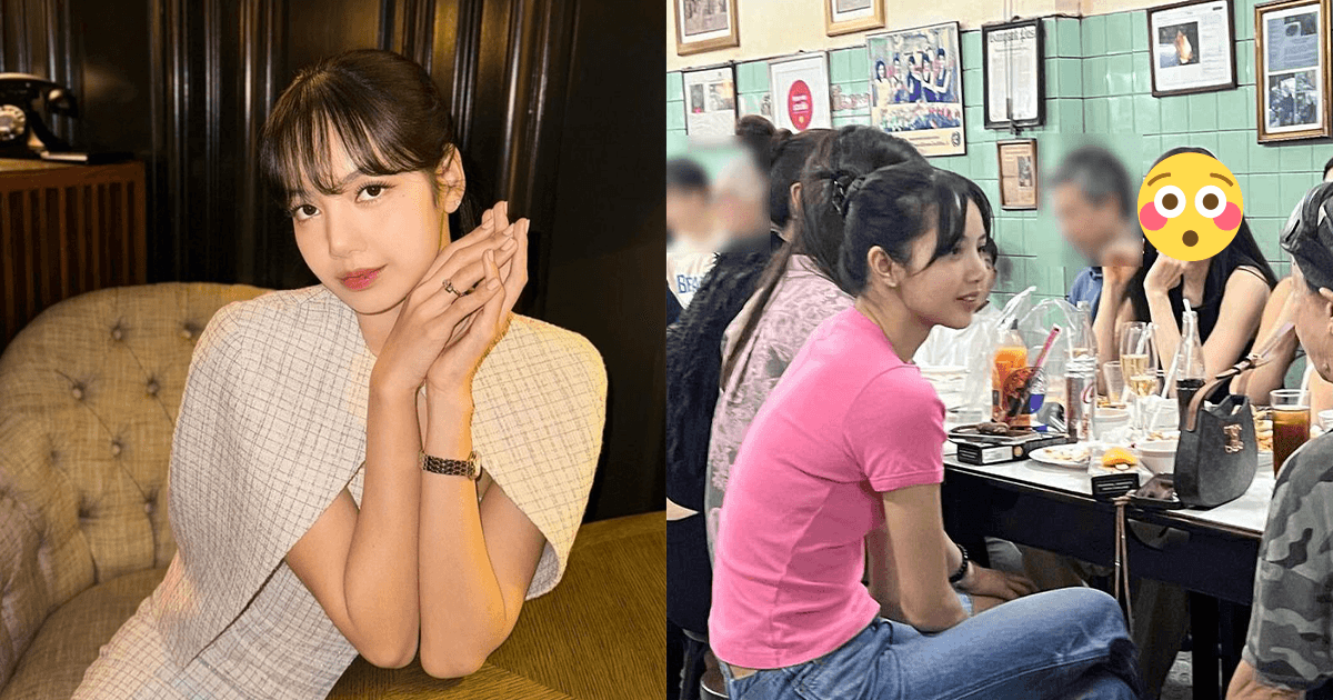 BLACKPINK Lisa親民現身曼谷餐廳！韓媒意外揭同桌竟是「三星小公主」！