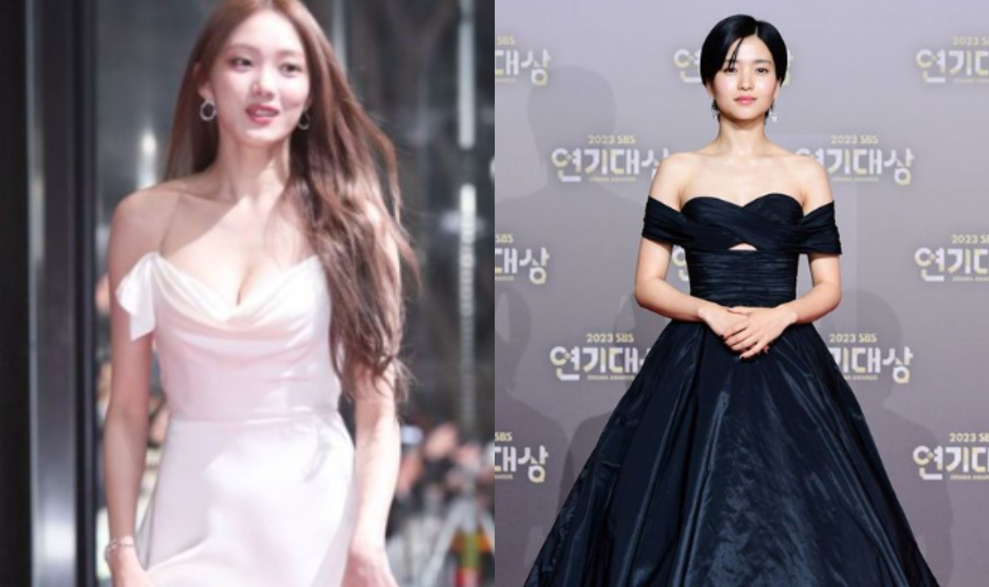 SBS 연기대상, 전부 검은 옷으로 이선균 애도! 오직 이성경만이 하얀 드레스에 노출로 네티즌의 분노를 사 안목이 없다!